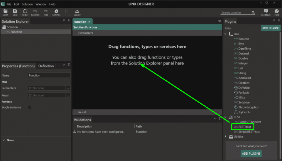 Guide: OpenAPI 3 specification to live API - Linx