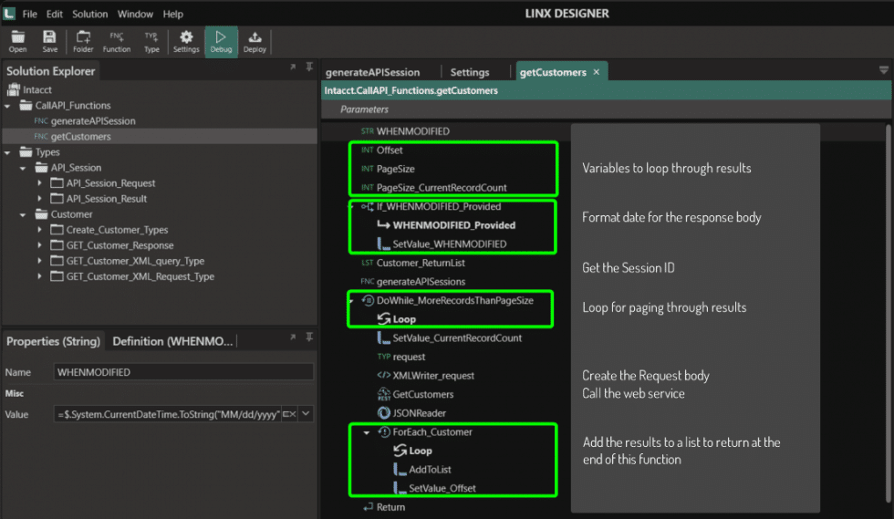 Sage Intacct integration - Linx